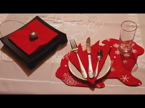 DIY Easy Napkin Folding | Самый простой способ складывания салфеток | Asan salfet qatlama üsulu