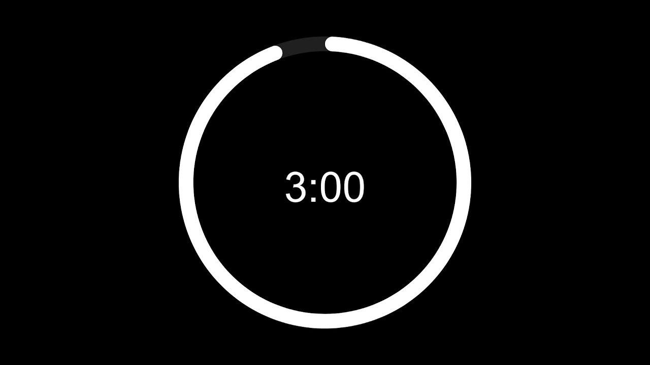 3 Minute Clean Timer Countdown - YouTube