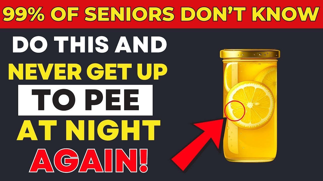 Seniors This One Mistake Is Why You Wake Up to Pee at Night! Senior ...