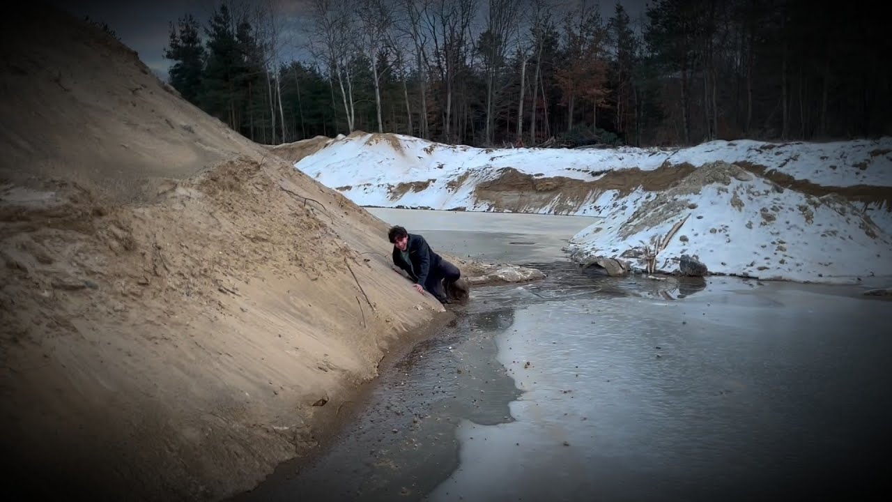 Exploring A HAUNTED Pit (he fell through the ice) - YouTube