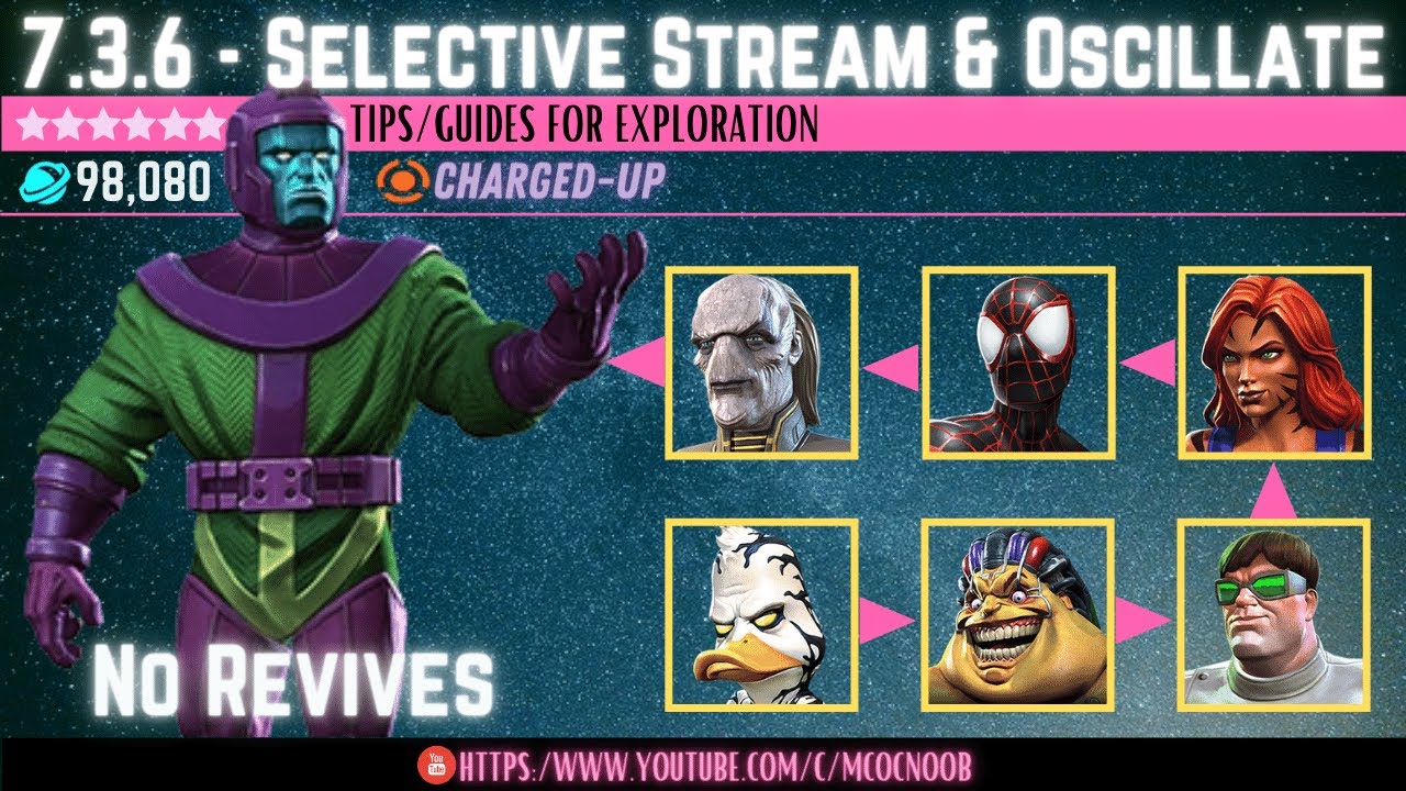 MCOC: Act 7.3.6 - Selective Stream & Oscillate - Kang - Charged Up ...