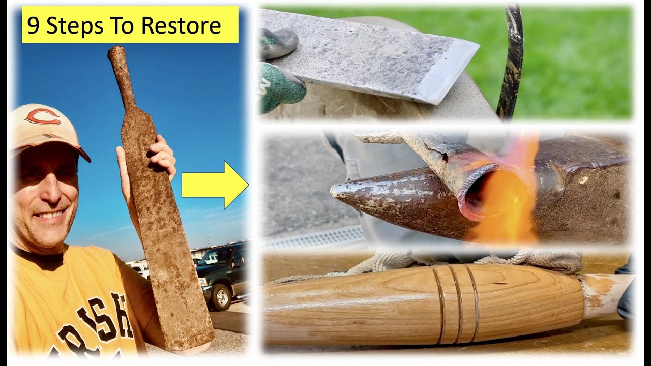 9 STEPS To Fully Restore MASSIVE Slick Chisel - YouTube