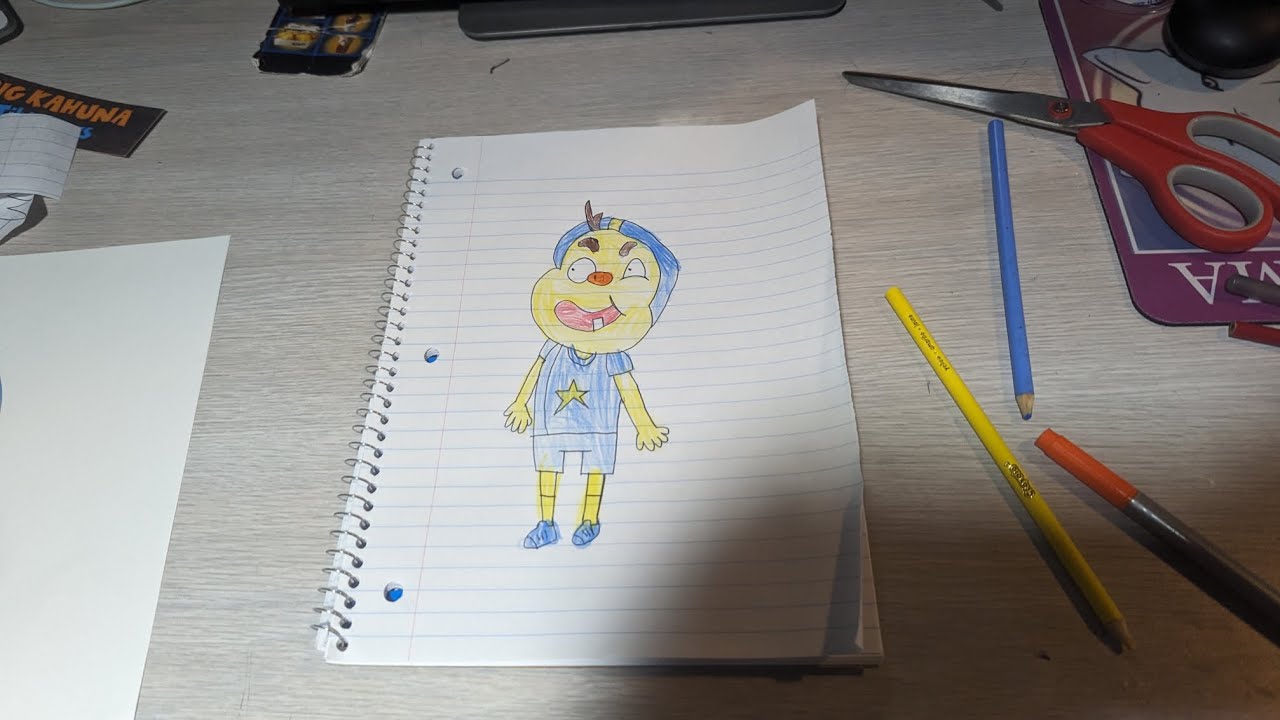 How to Draw Alan Johnson from Redmon's My Friend Alan - YouTube