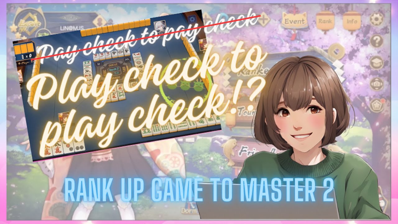 [MAHJONG SOUL] RANK UP GAME to MASTER 2 Part 1 - YouTube