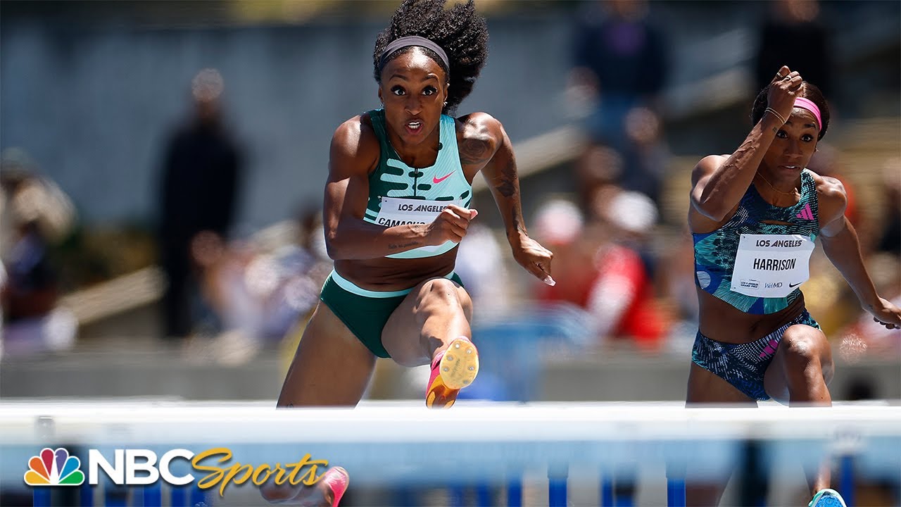Jasmine Camacho-Quinn bests Keni Harrison, Tia Jones in 100mH | NBC ...