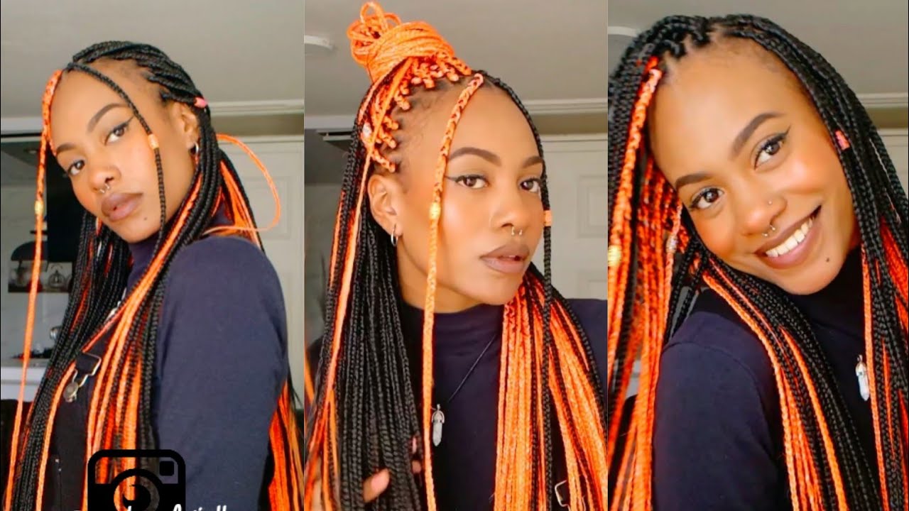 Trenzas africanas DELGADAS con kanekalon tradicional | probando nuevos ...