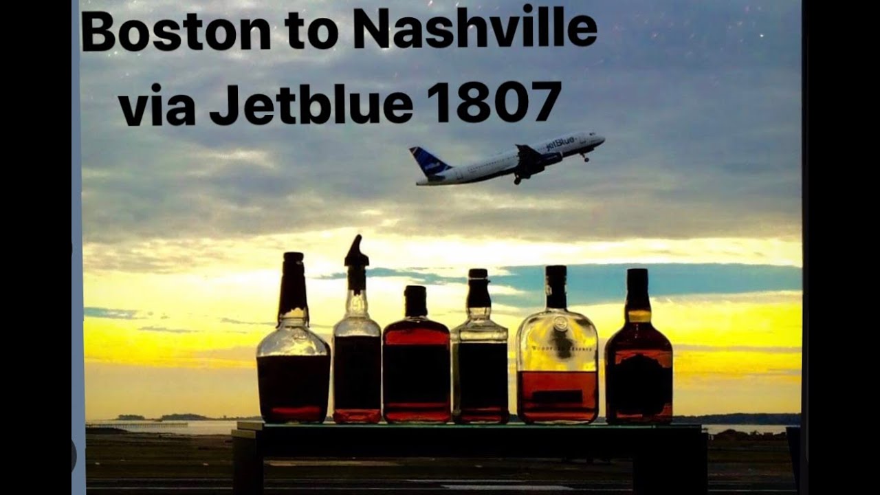 JetBlue Flight 1807 BOS - BNA Takeoff & Landing from Boston Logan ...