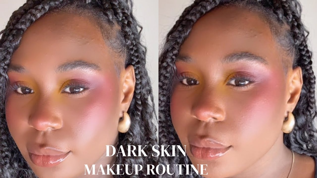 Flawless Makeup Tutorial for Dark Skin | Beginner Friendly Makeup - YouTube
