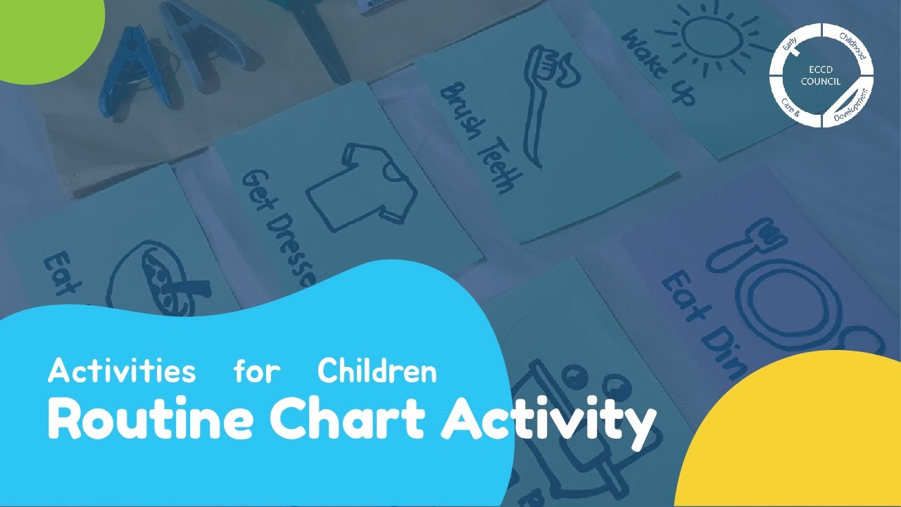 Routine Chart | Activities for Children - YouTube