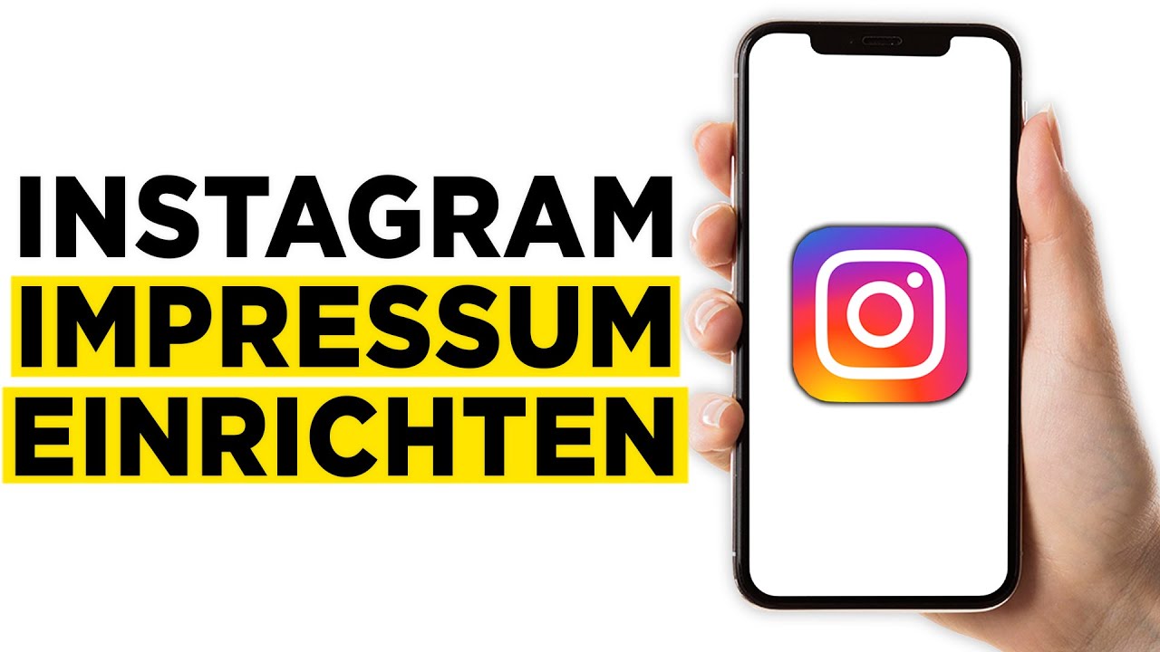 Instagram Impressum Einrichten (2026) - Komplette Anleitung! - YouTube