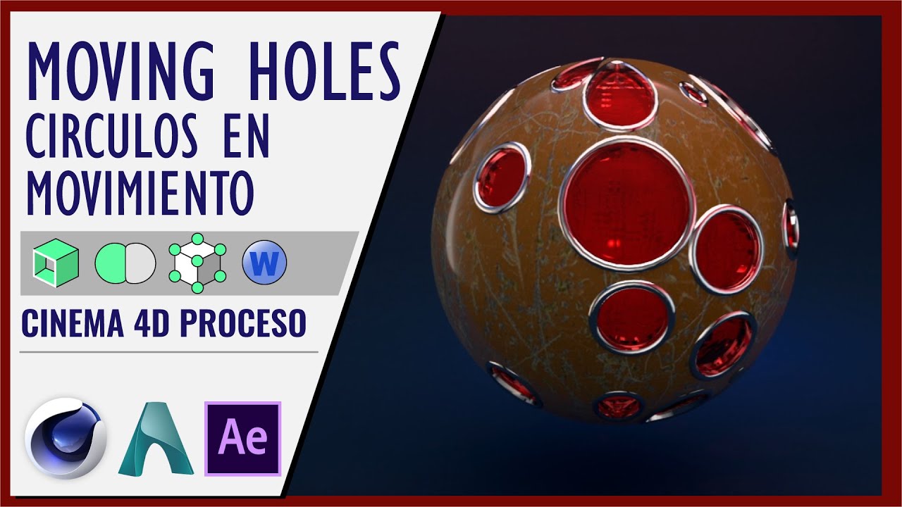 Cinema 4D | Moving Holes Animation - YouTube