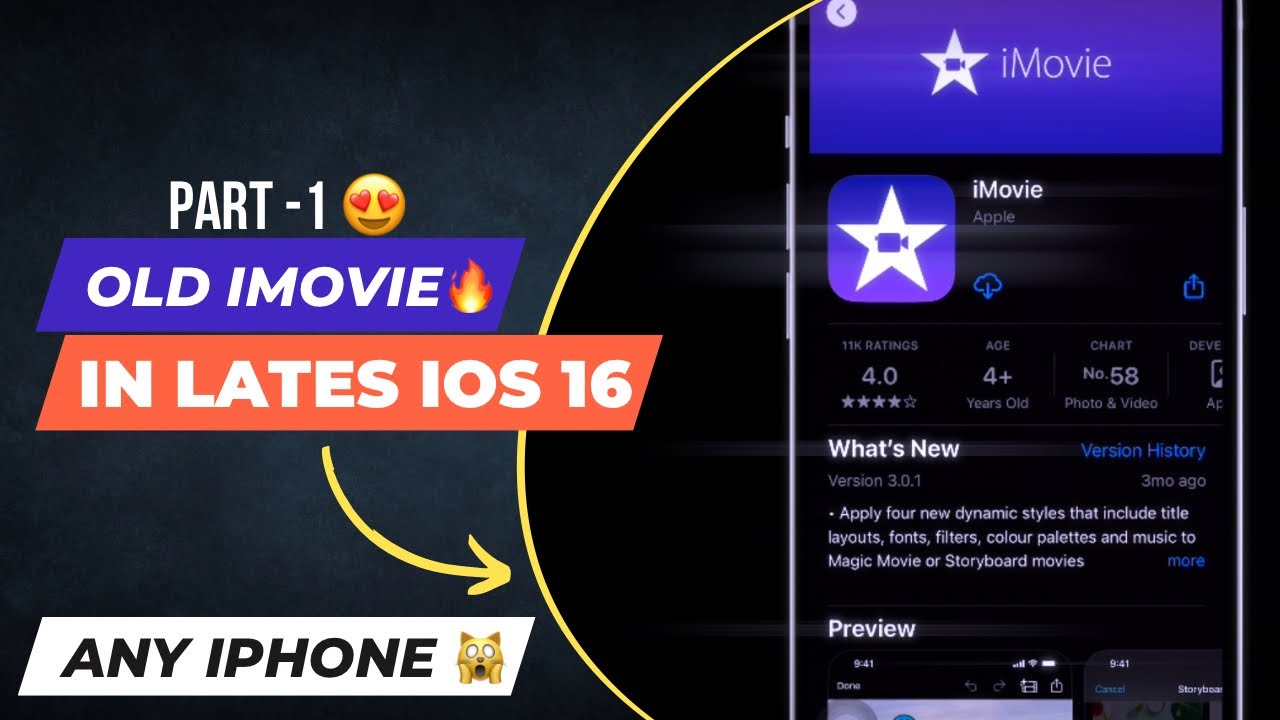 Download iMovie Old Version | iMovie Old in Latest iOS 16 | iMovie Old ...