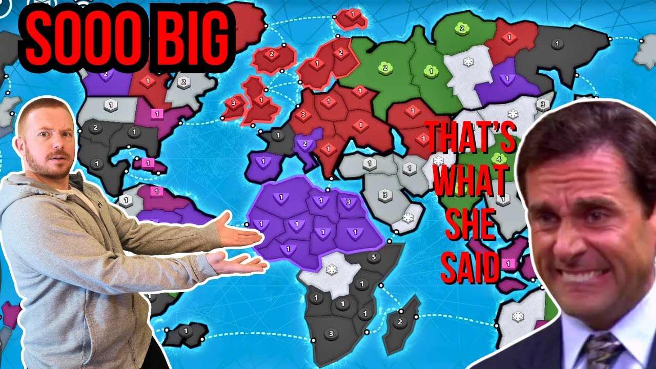 LARGEST Real World Risk Map!! - YouTube