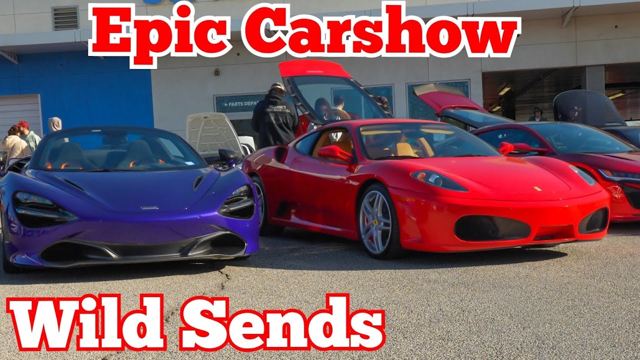 Wild Carshow Has Crazy Sends and Loud Cars Leaving Show! - YouTube