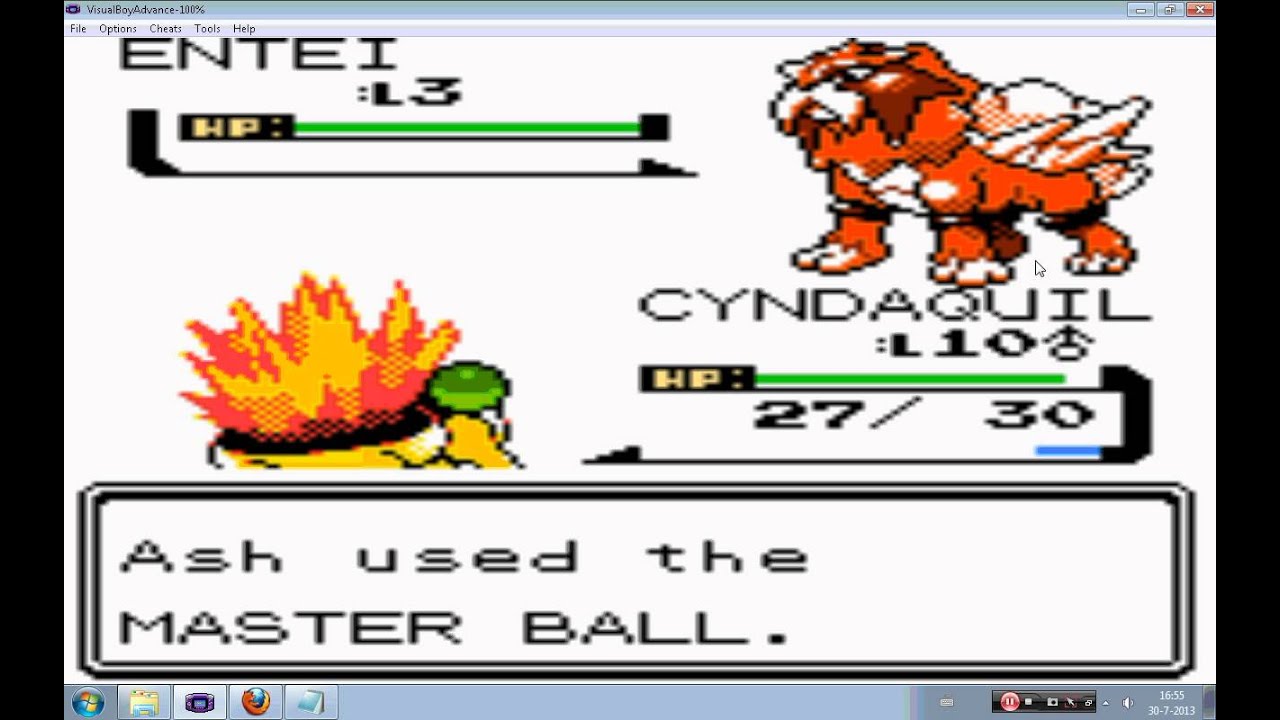 Gameshark: How to catch Entei! (Pokemon gold) - YouTube