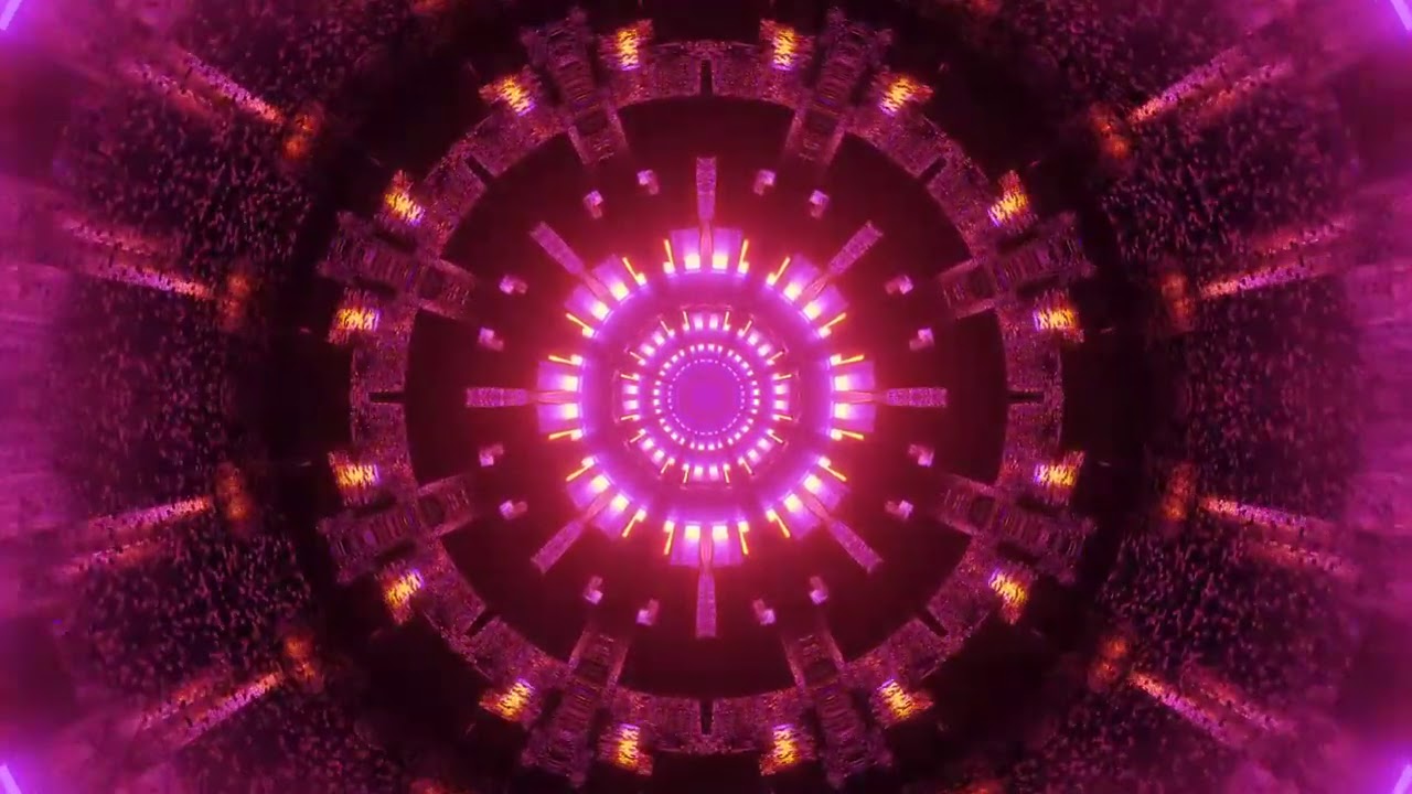 Neon Circle 4K Motion Background Loop - Free VJ Loops 2020 | Free Video ...