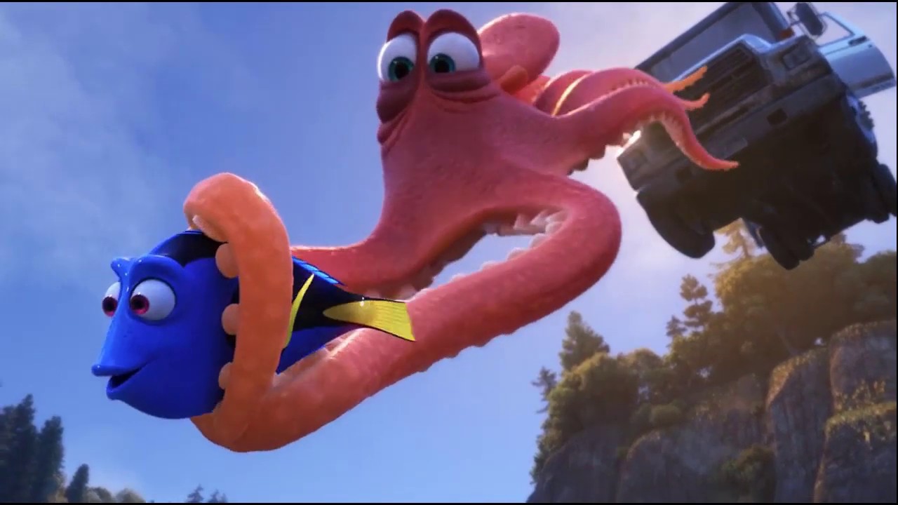Finding Dory 2016 - Funny Moments of The Meet Dory & Hanks - - Happy ...