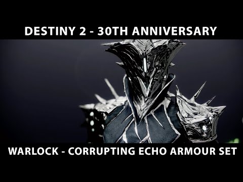 Destiny 2: Warlock Armour - Corrupting Echo Armour Set. Grasp of ...
