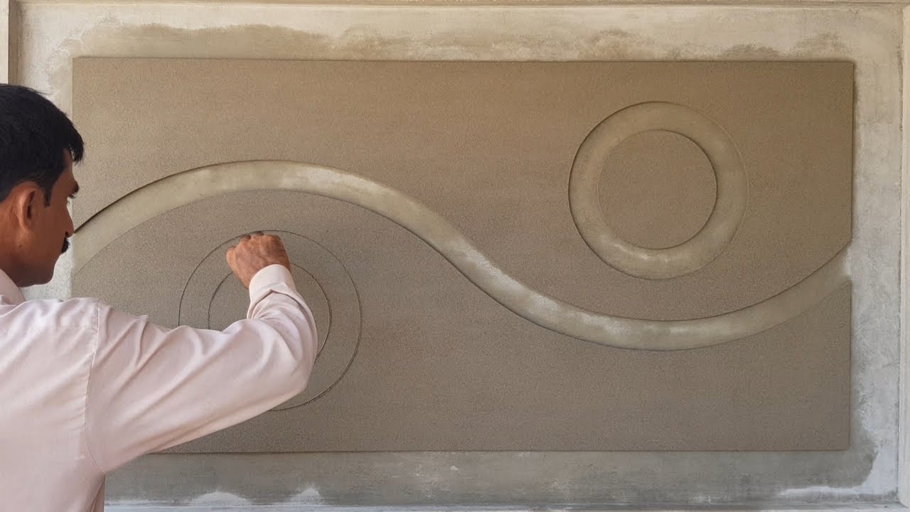 beautiful wall design ing - YouTube