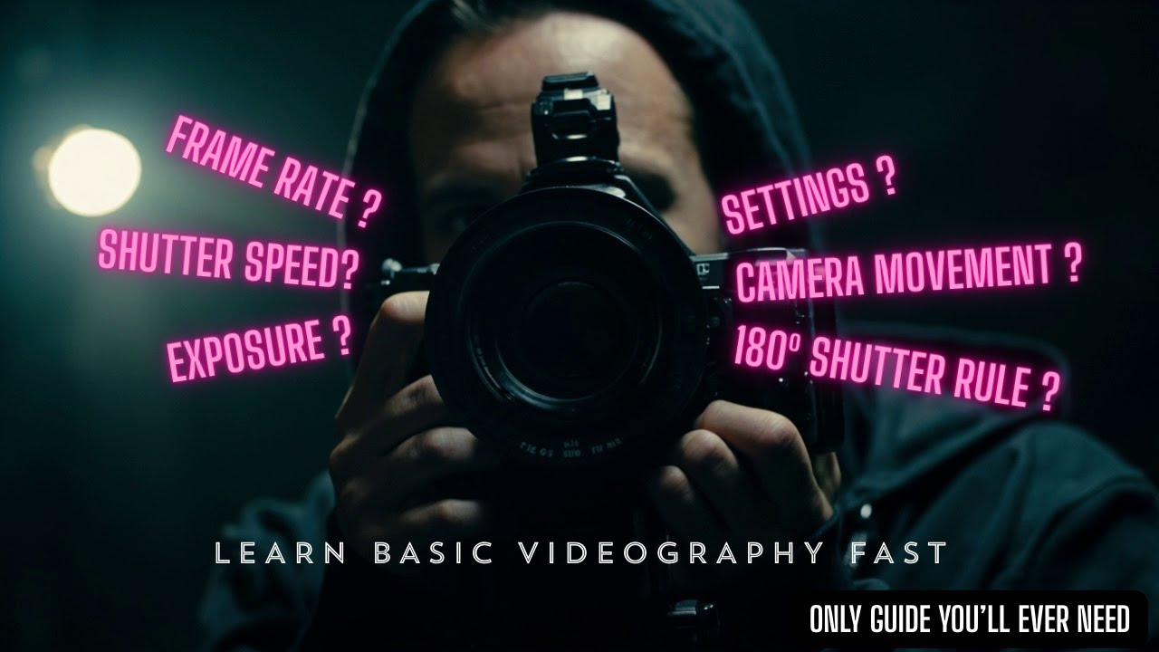basic videography tutorial. Learn videography fast. Only guide you will ...