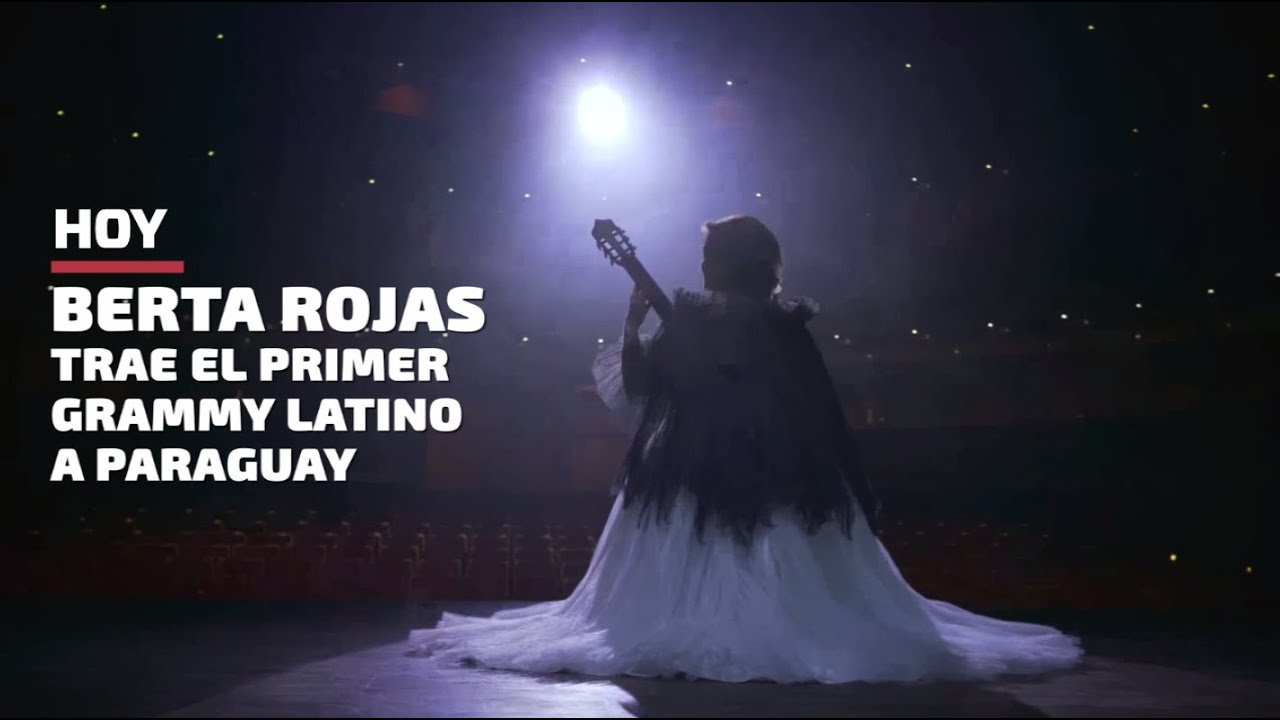 Berta Rojas trae el primer Grammy Latino a Paraguay - YouTube