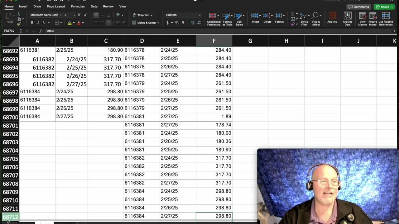 Excel Large Data - YouTube