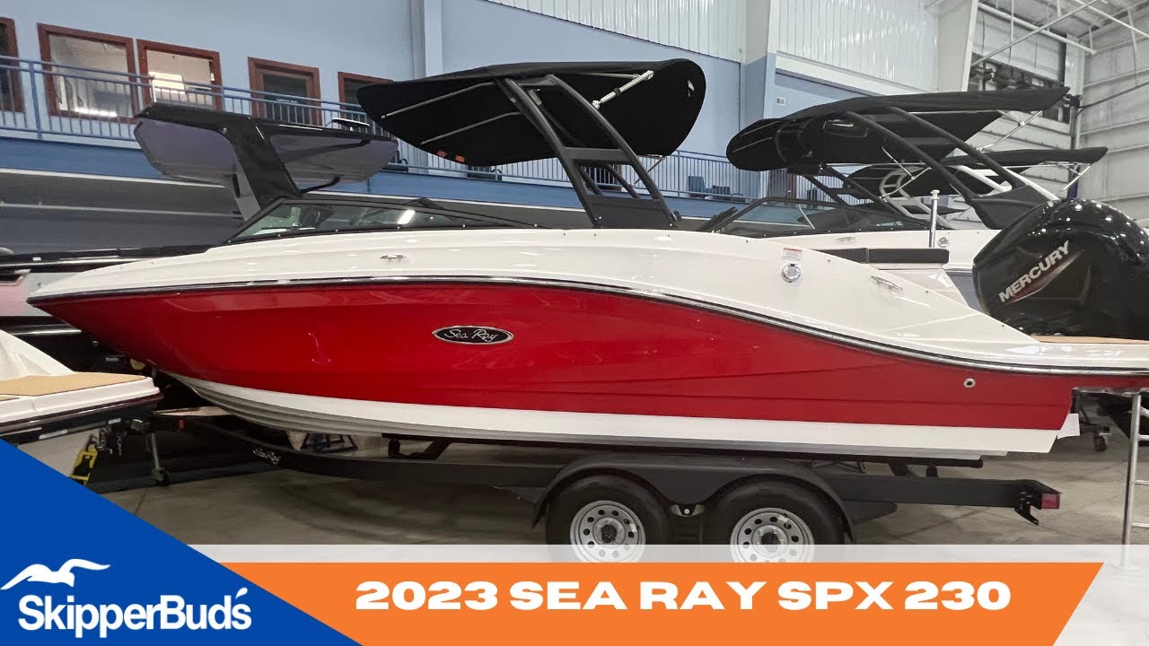 2023 Sea Ray 230 SPX Sport Boat Tour SkipperBud's - YouTube