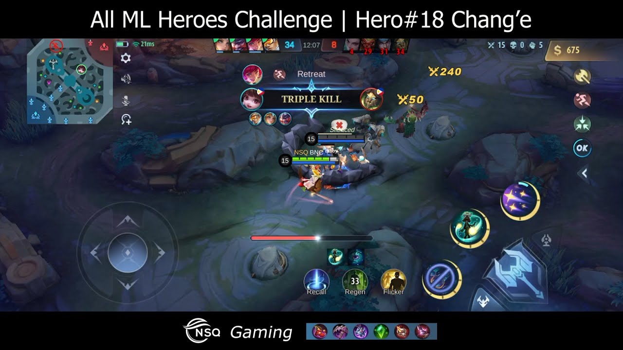 All ML Heroes Challenge | Hero#18 Chang'e - YouTube