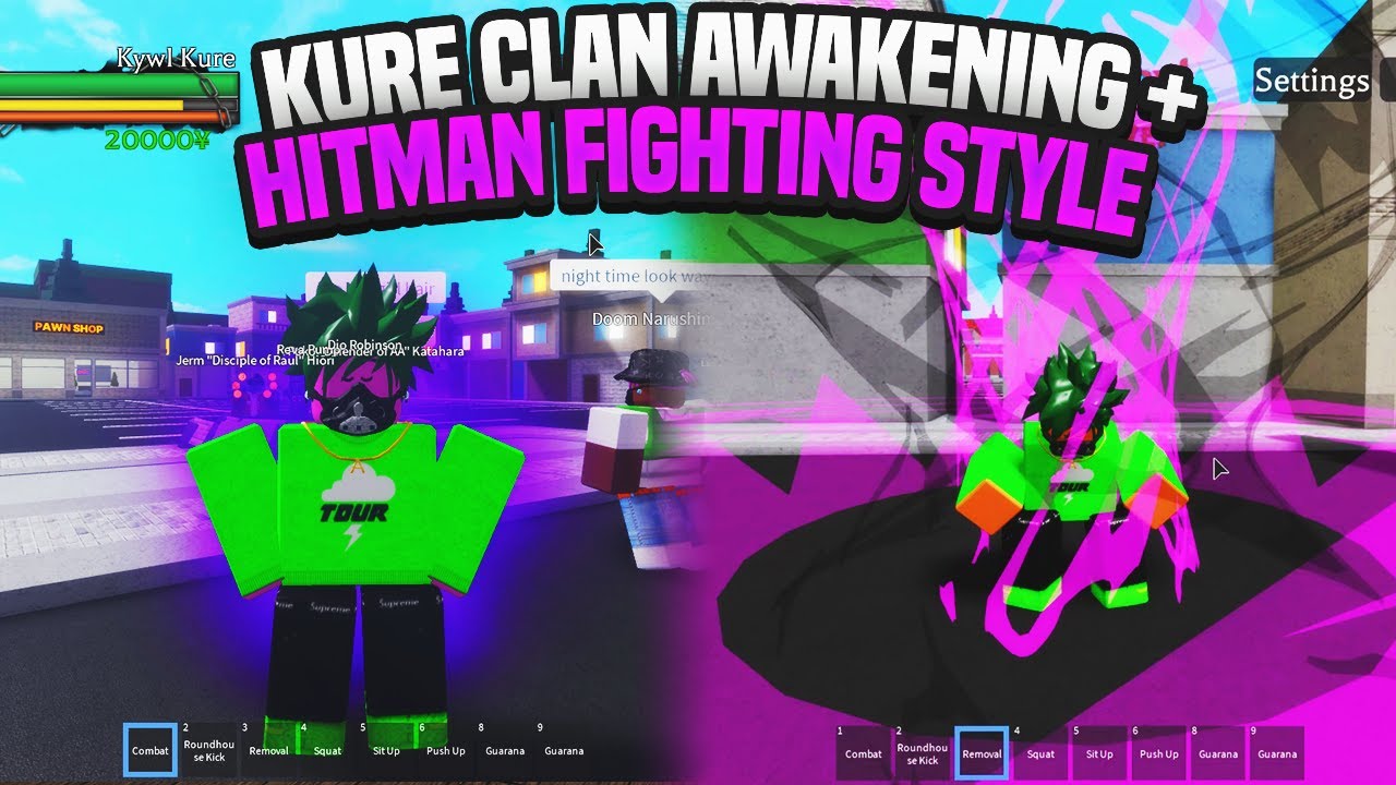 Kure CLAN Awakening "Removal" + HITMAN Style SHOWCASE In This FIGHTING ...