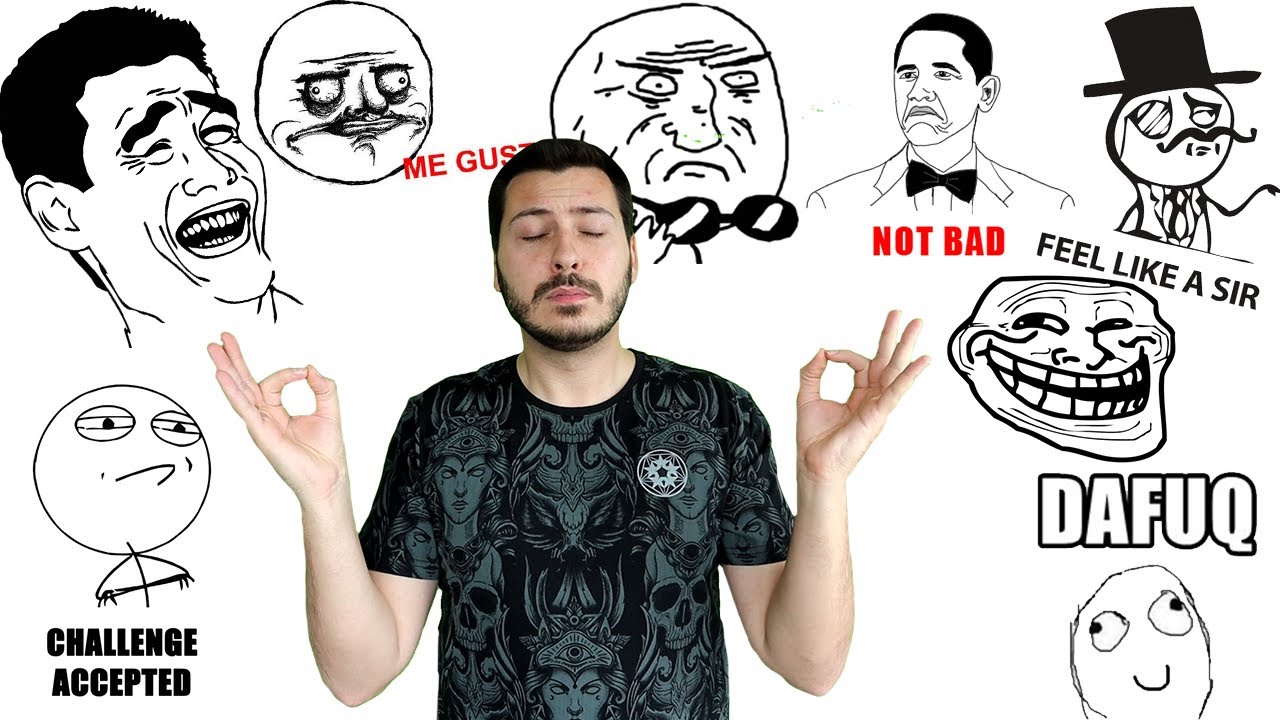 Drawing MEMEs as ASCII art - YouTube