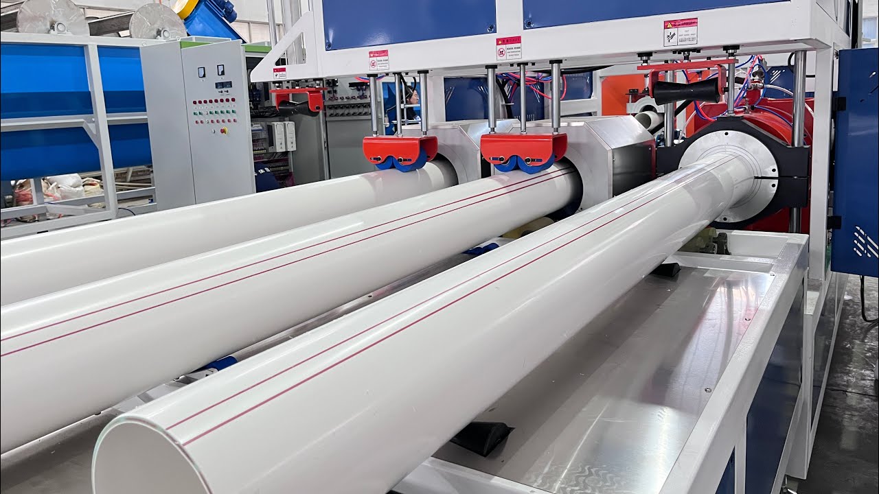 R type PVC pipe belling machine/ pvc socketing machine - YouTube