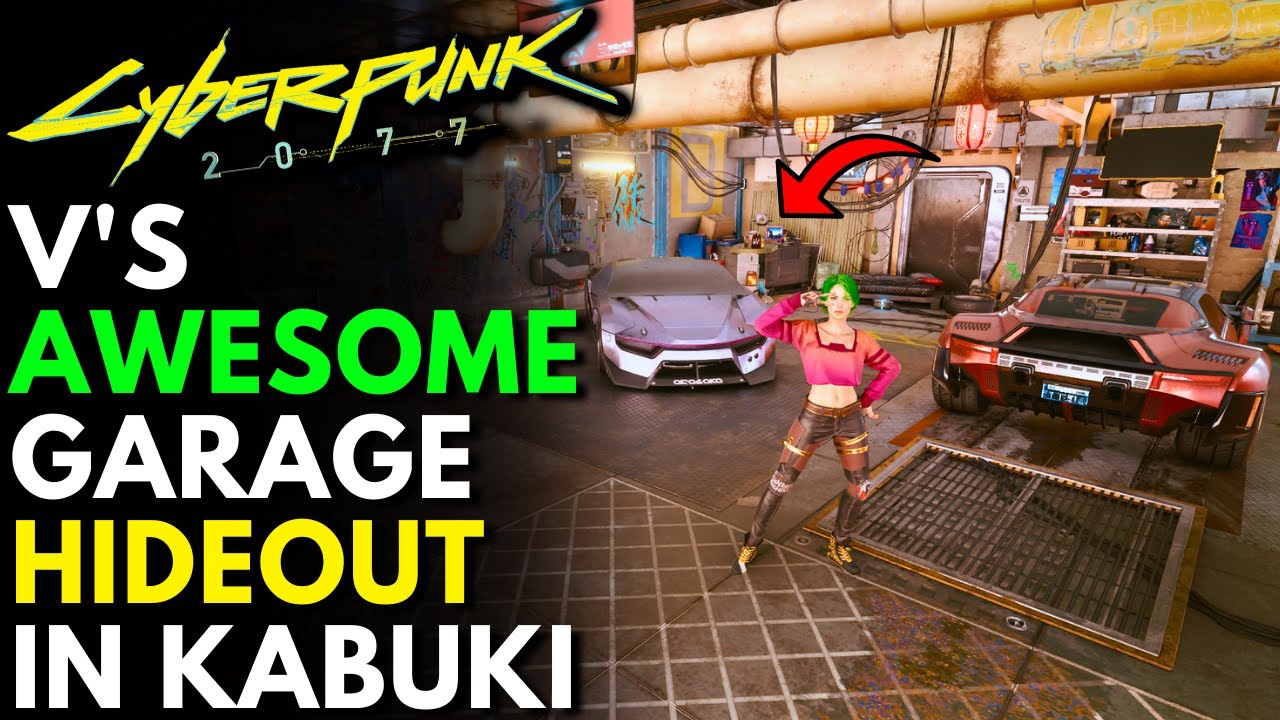 V'S NEW GARAGE HIDEOUT IN KABUKI - Cyberpunk 2077 Mods - YouTube