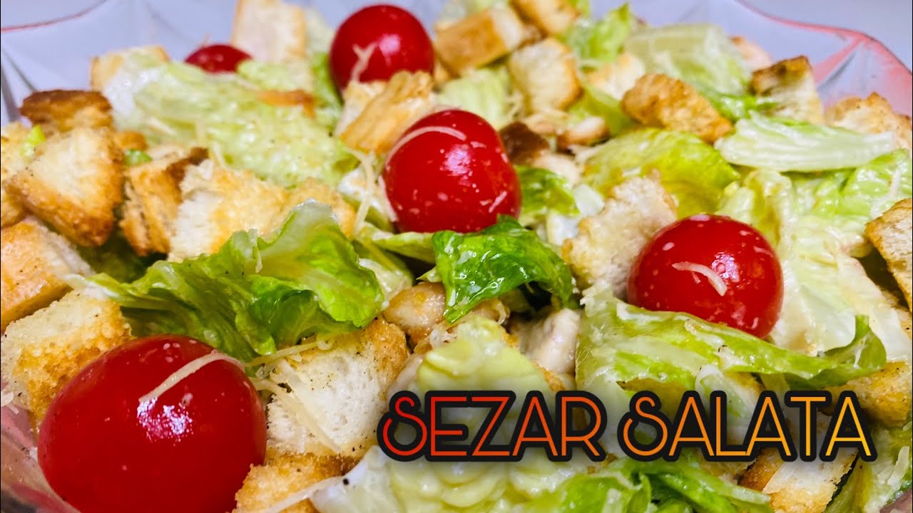 Salataların Şahı 💯 SEZAR SALATA 🥗 - YouTube