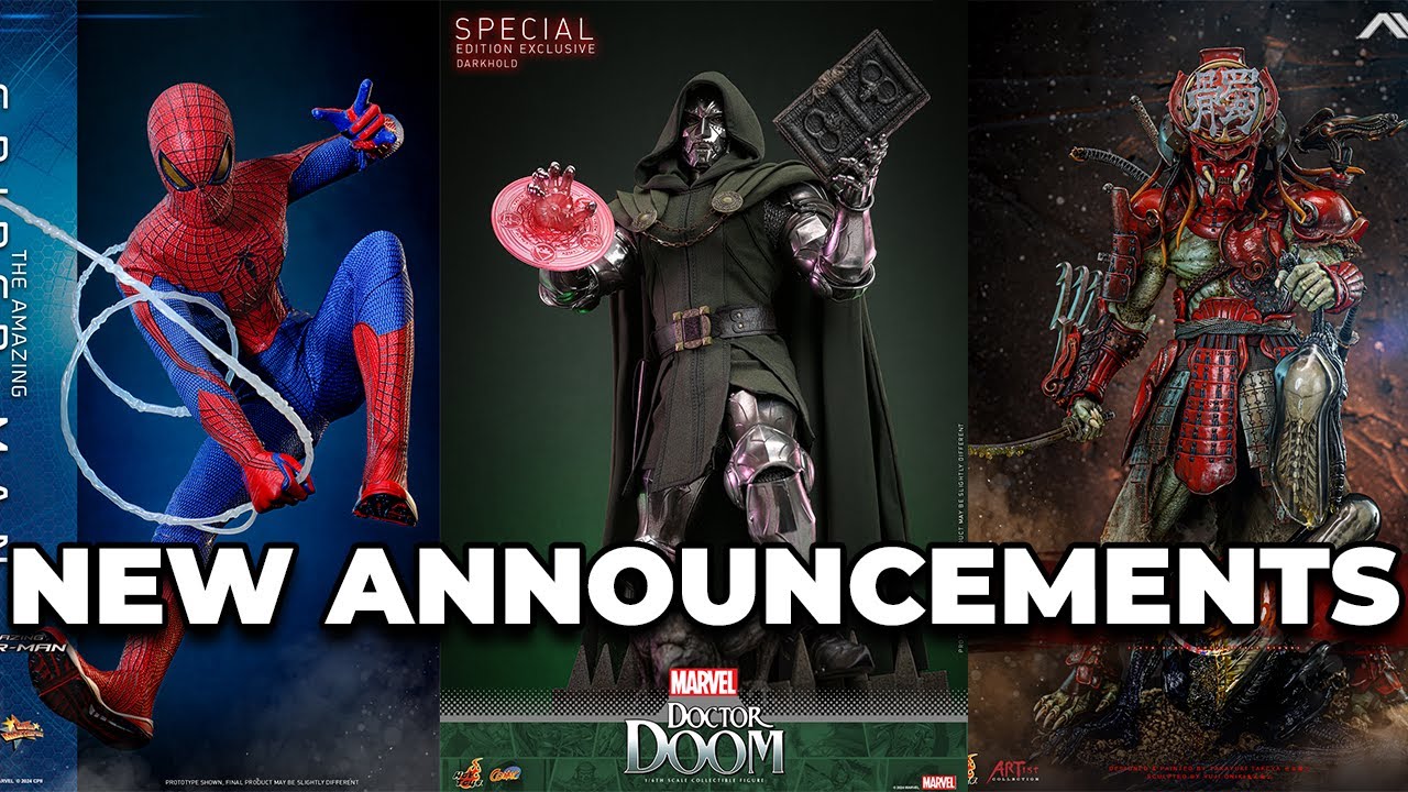 HOT TOYS NEW Spider-Man, Doctor Doom, & Samurai Predator are FIRE - YouTube