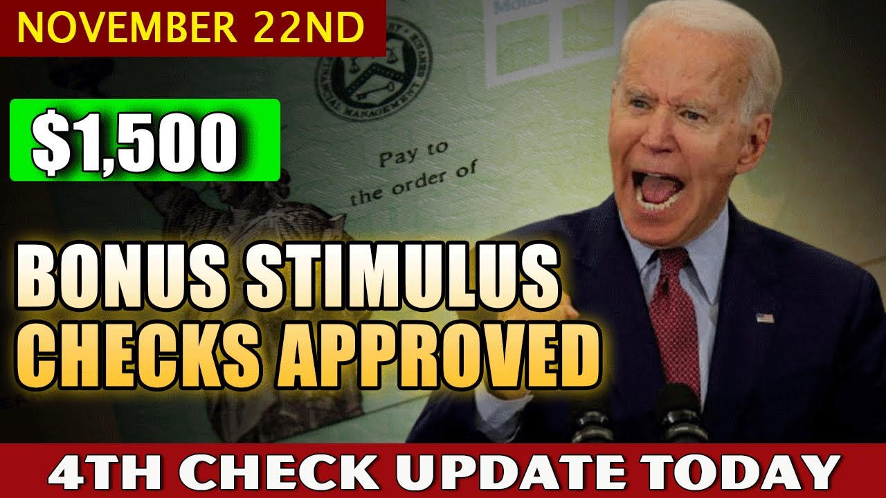 Stimulus Check Update Today Nov 22nd, 2022 - $1,500 CHECK APPROVED ...