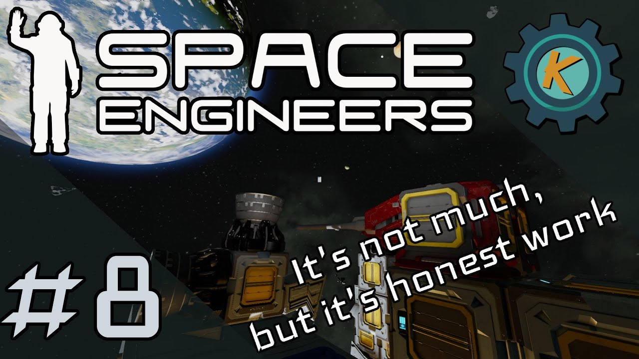 Space Engineers #8 - To The Moon, And WEAPONS! - YouTube