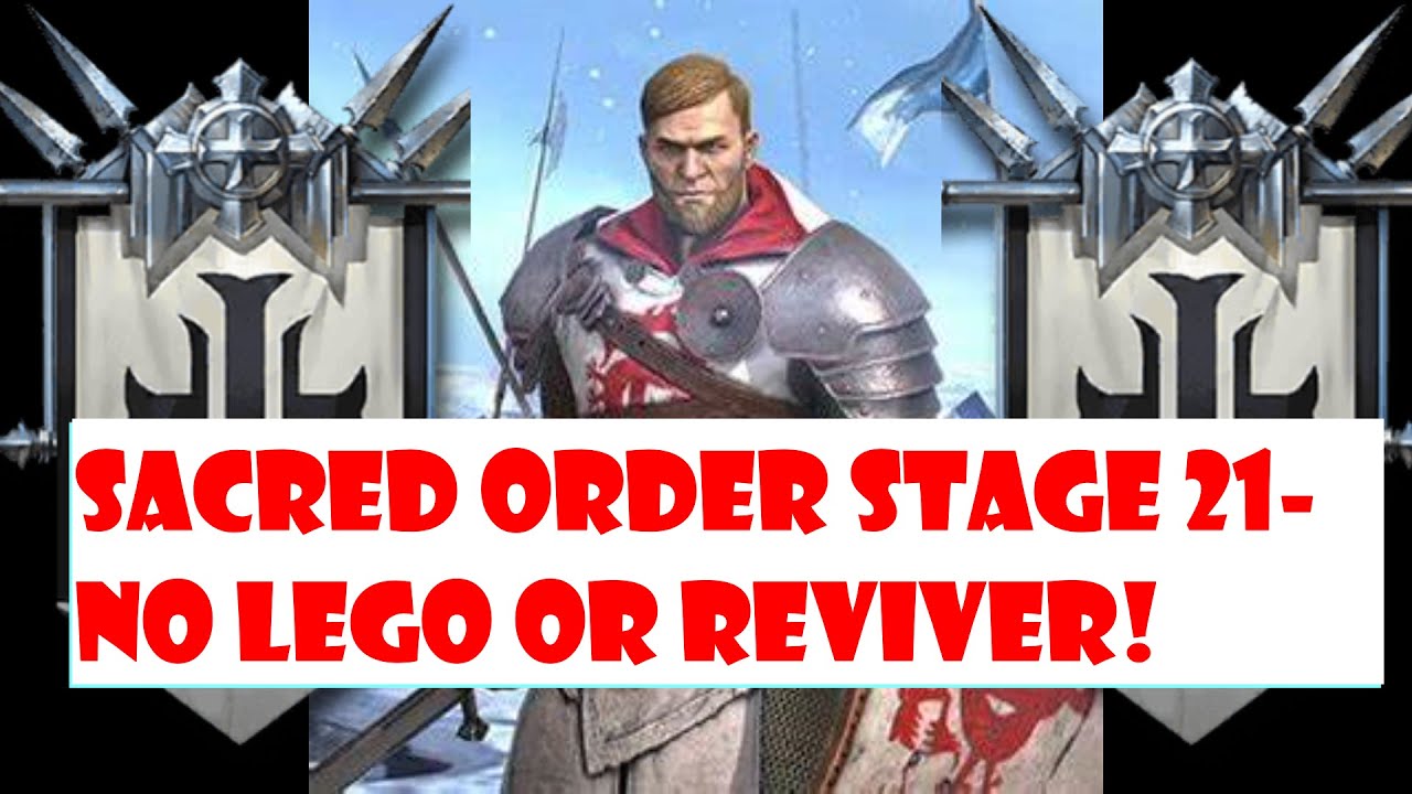 Sacred Order Faction Crypt Stage 21| Raid: Shadow Legends F2P - YouTube