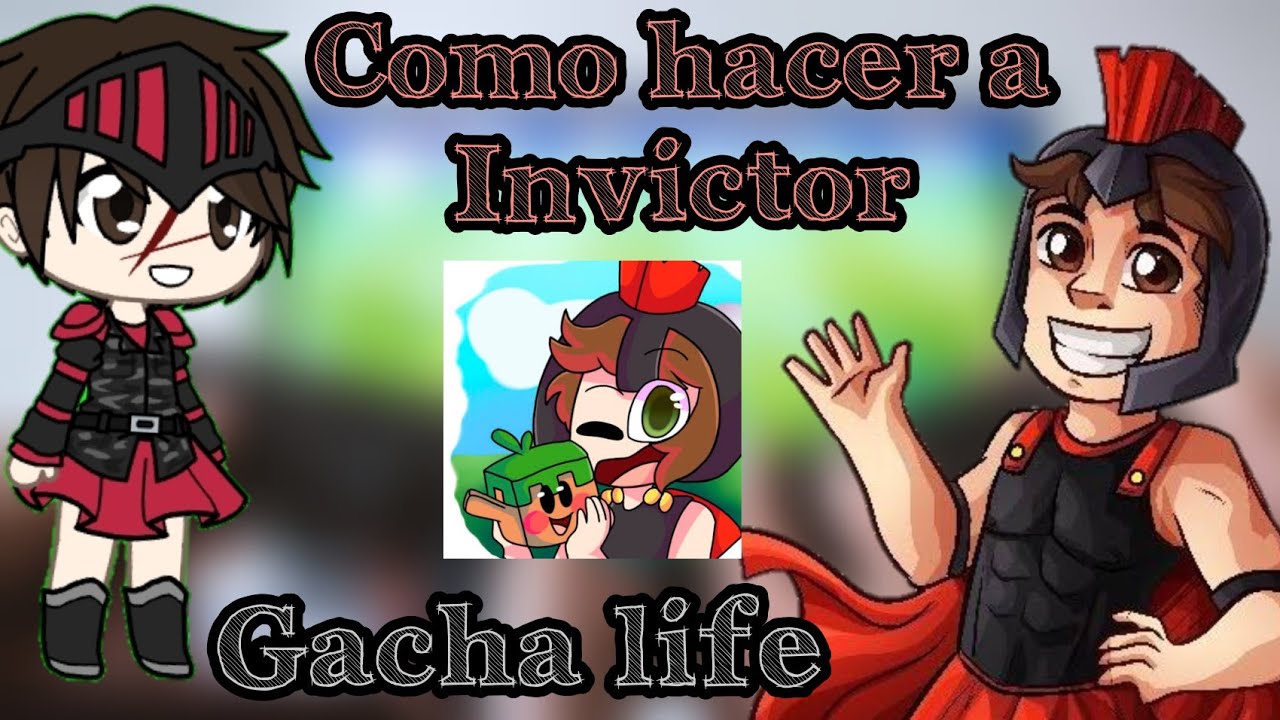 Como hacer a Invictor en Gacha Life | Los Compas 2020 - YouTube