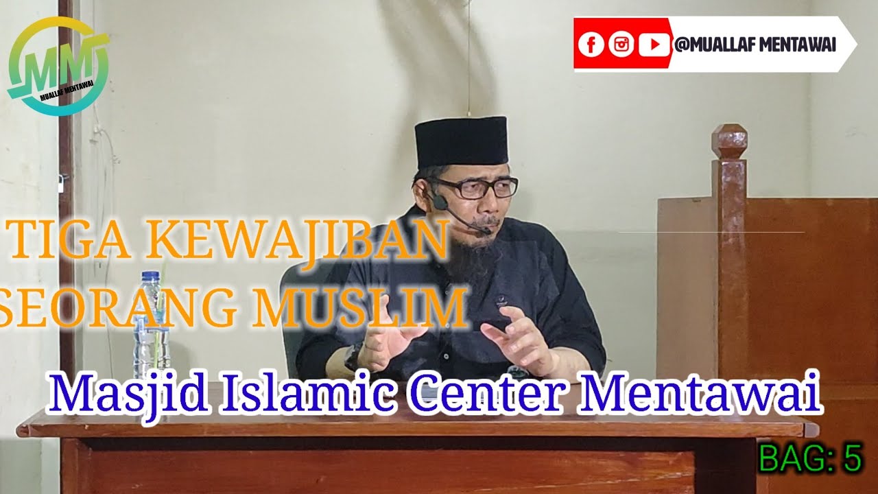 TIGA KEWAJIBAN SEORANG MUSLIM // BUYA MUHAMMAD ELVI SYAM, Lc,. MA - YouTube