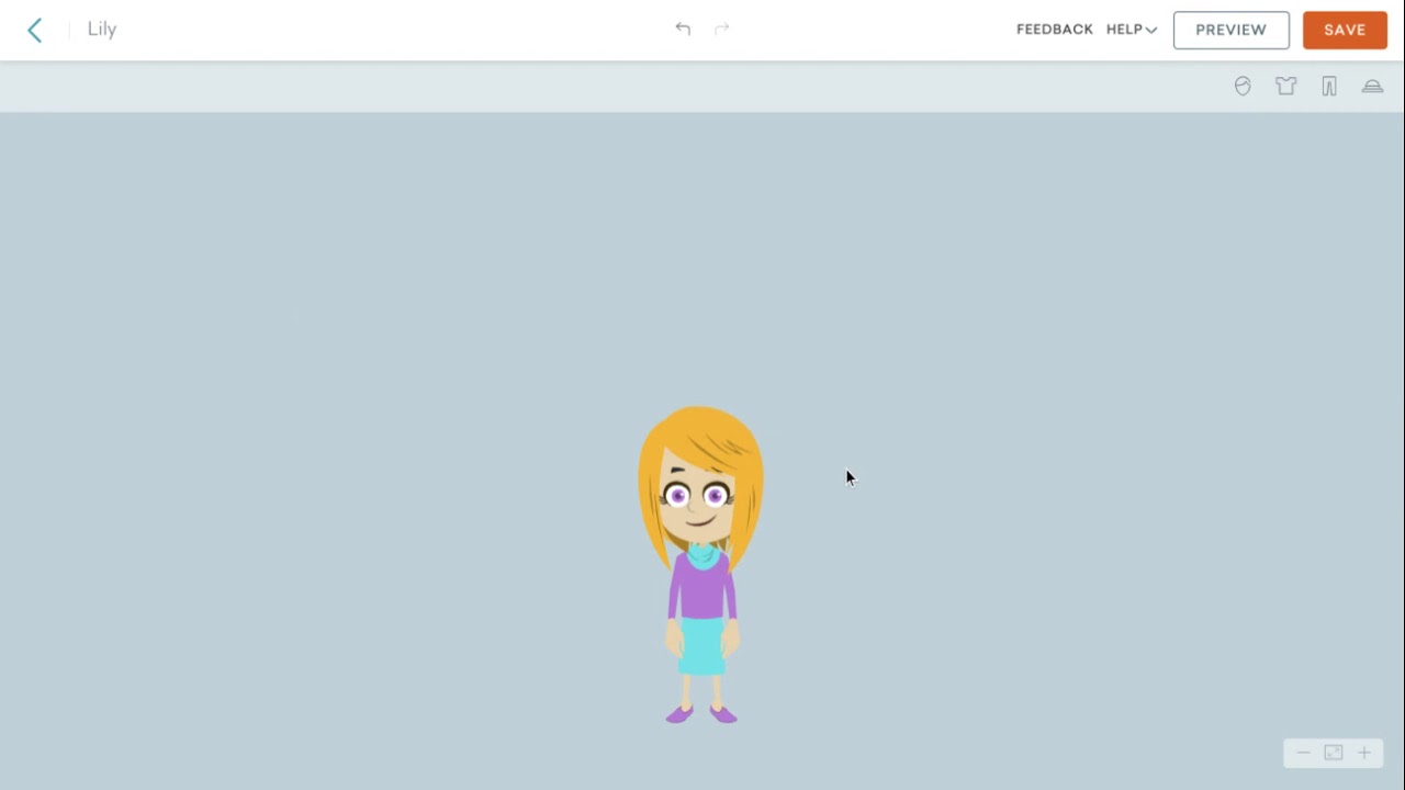My Own GoAnimate Characters: Lily - YouTube