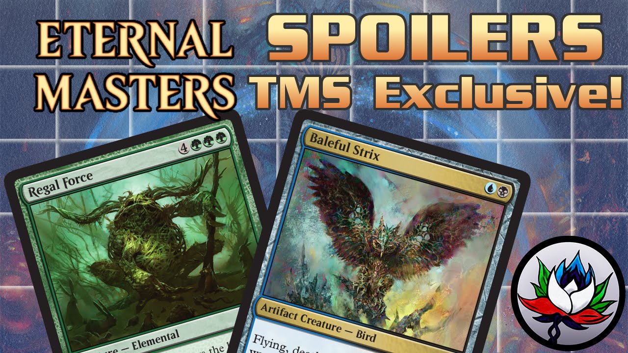 MTG - TWO Exclusive Eternal Masters Spoiler / Preview Cards for Magic ...