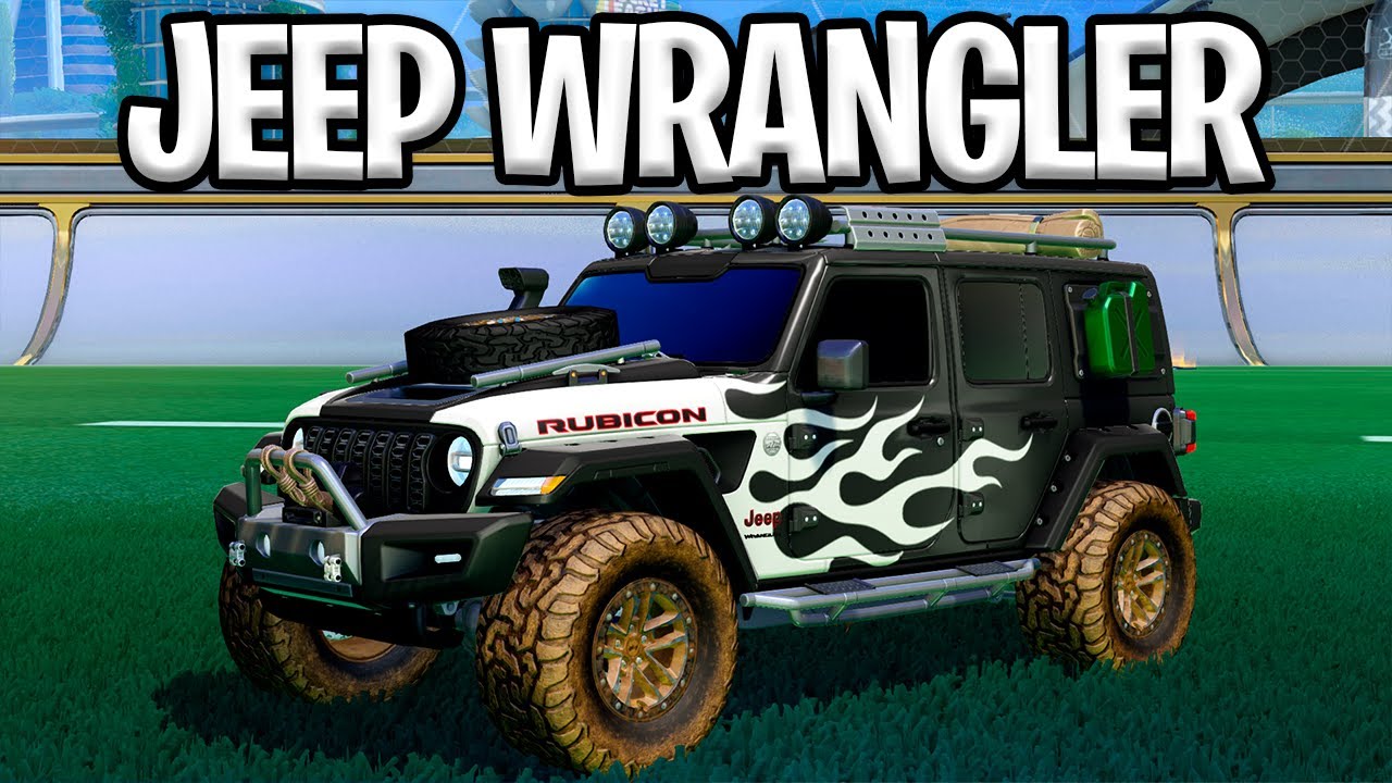 O NOVO JEEP WRANGLER RUBICON DO TOMB RAIDER NO ROCKET LEAGUE - YouTube