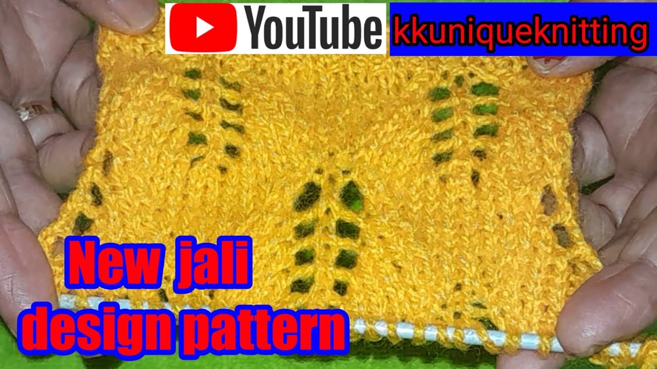 New jali design ! jali design pattern knitting @kkuniqueknitting # ...