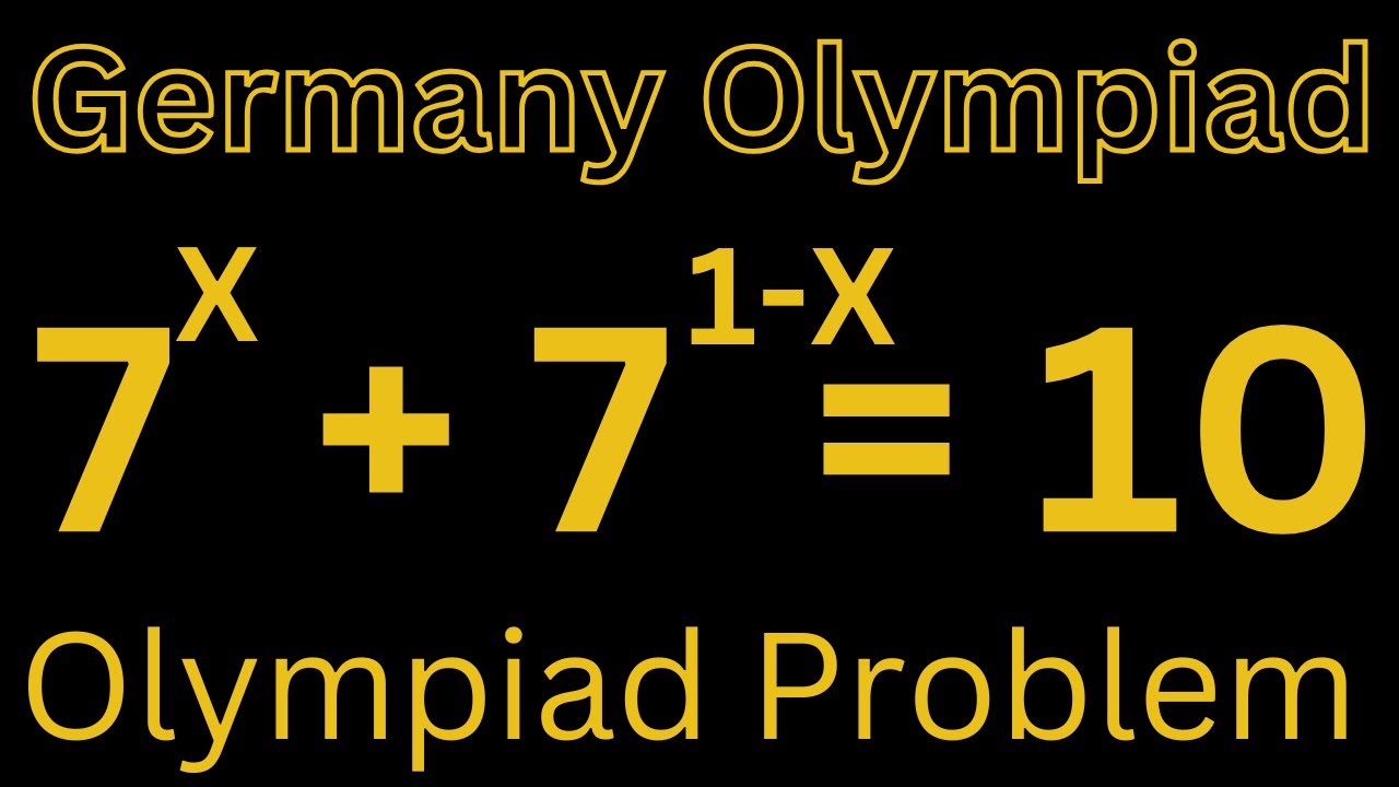 Germany's Toughest Math Olympiad Question: Can You Solve It | German ...