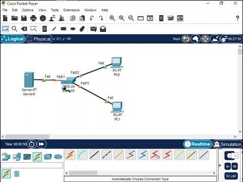 Tutorial setting DHCP SERVER cisco packet tracer - YouTube