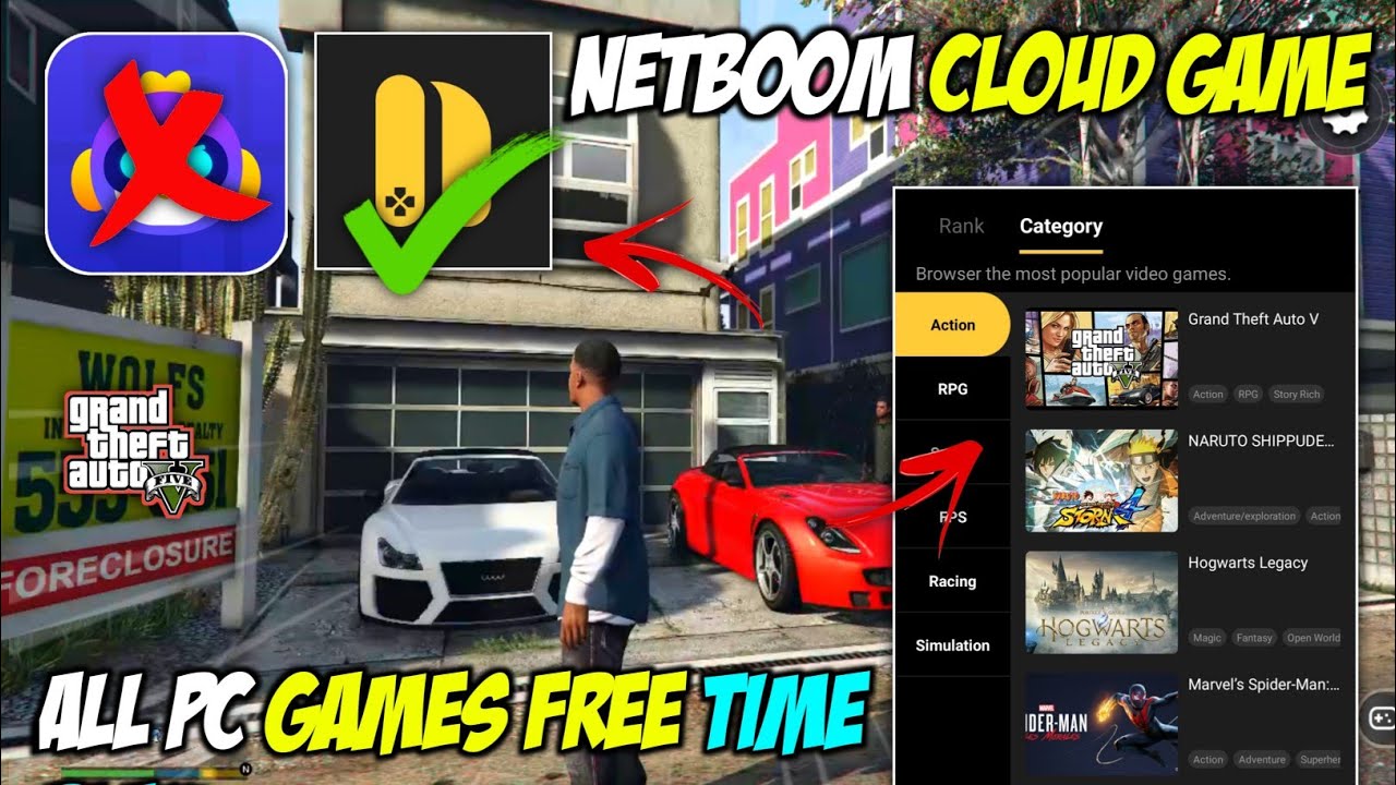 Netboom cloud | free Time play PC All games Android | 🤑 - YouTube