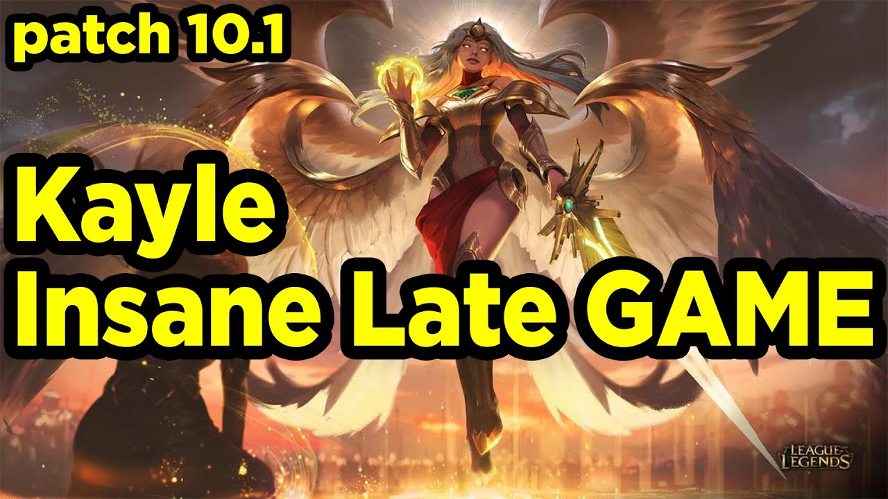 MONO KAYLE vs LUCIAN Top Lane RANKED Patch 10.2 - INSANE LATE GAME ...