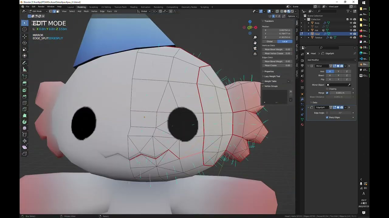 Timelapse 3DModeling 2-3 Texture - YouTube