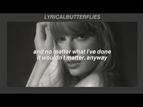 Taylor Swift - Fresh Out The Slammer (Lyrics) - YouTube