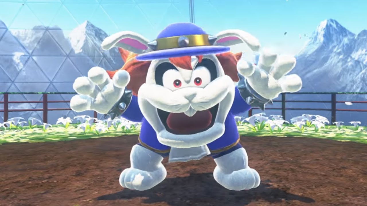 Super Mario Odyssey: Spewart Boss Battle - YouTube